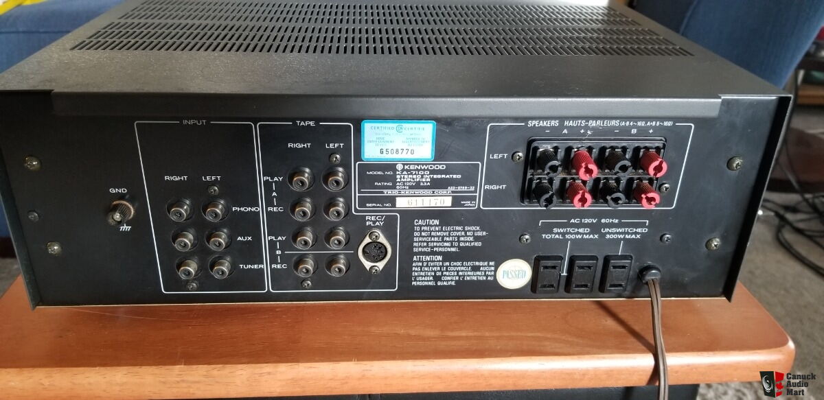 Kenwood KA-7100 Amplifier (1977-79) Photo #3341312 - US Audio Mart