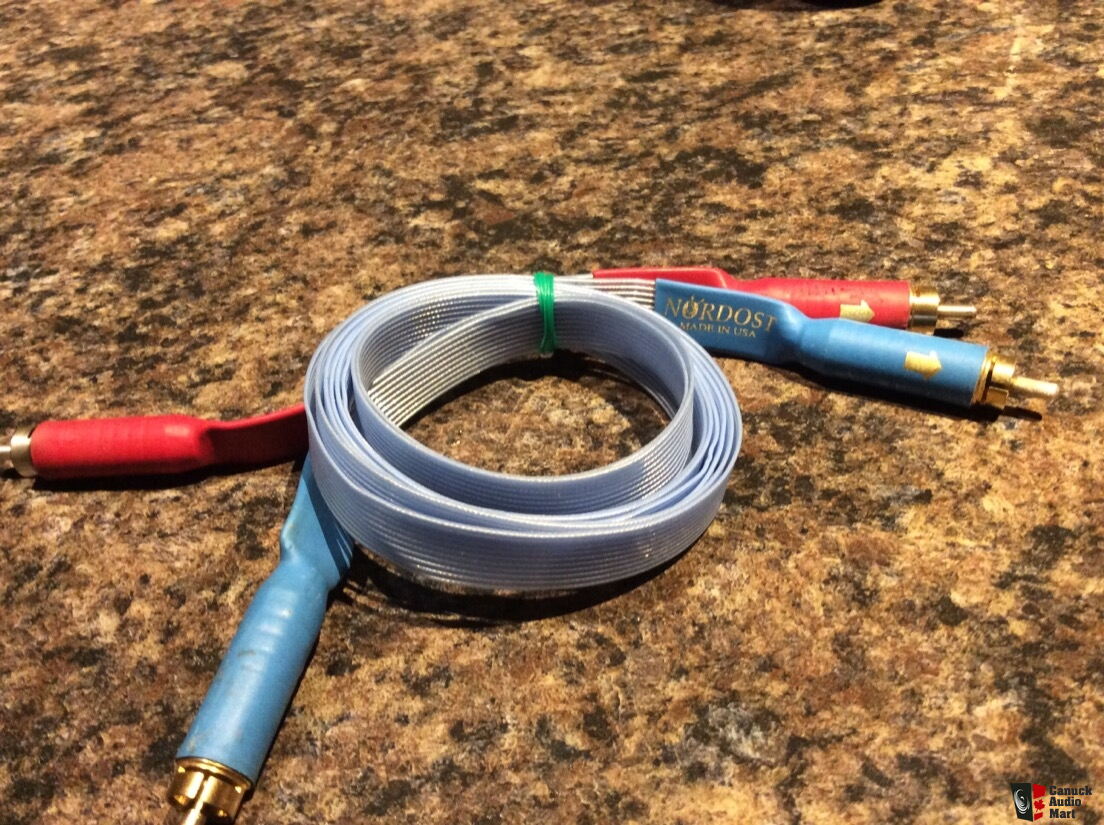 Nordost Flatline Blue Angel RCA interconnects Photo #3341559 - UK Audio ...