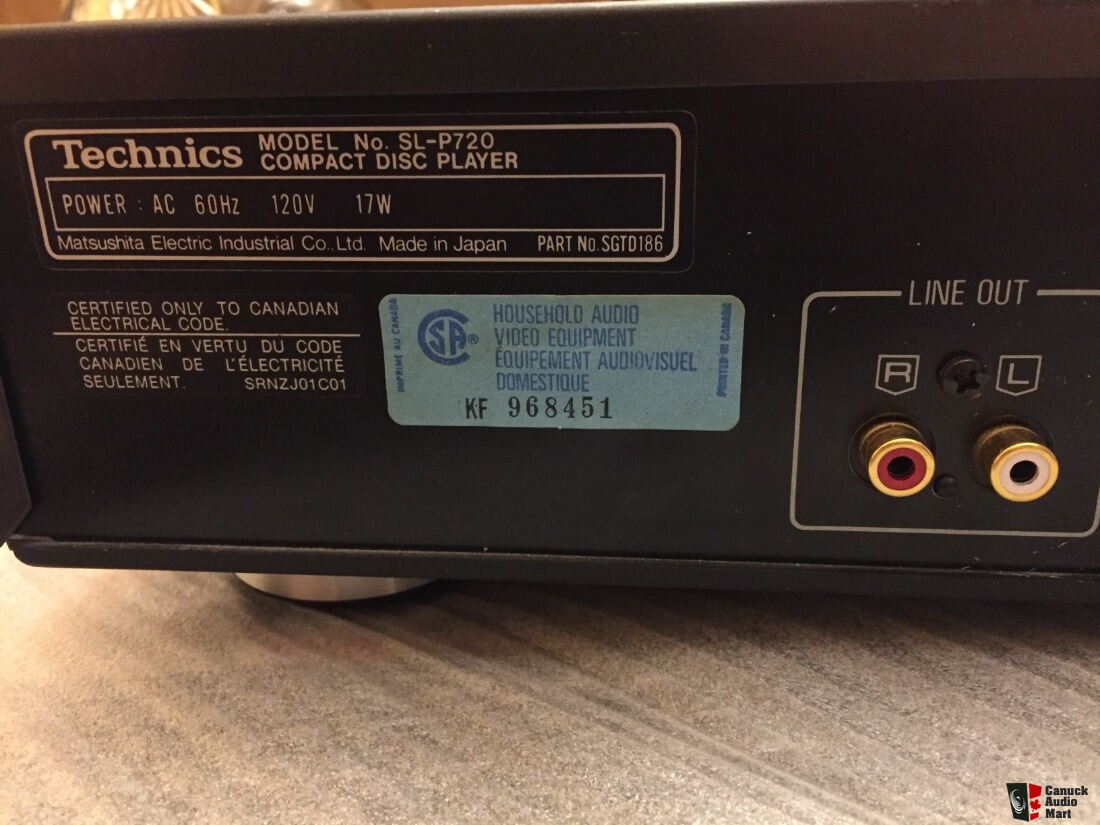Technics SL - P 720 CD Player in original box - 475$ Photo #3344862 ...