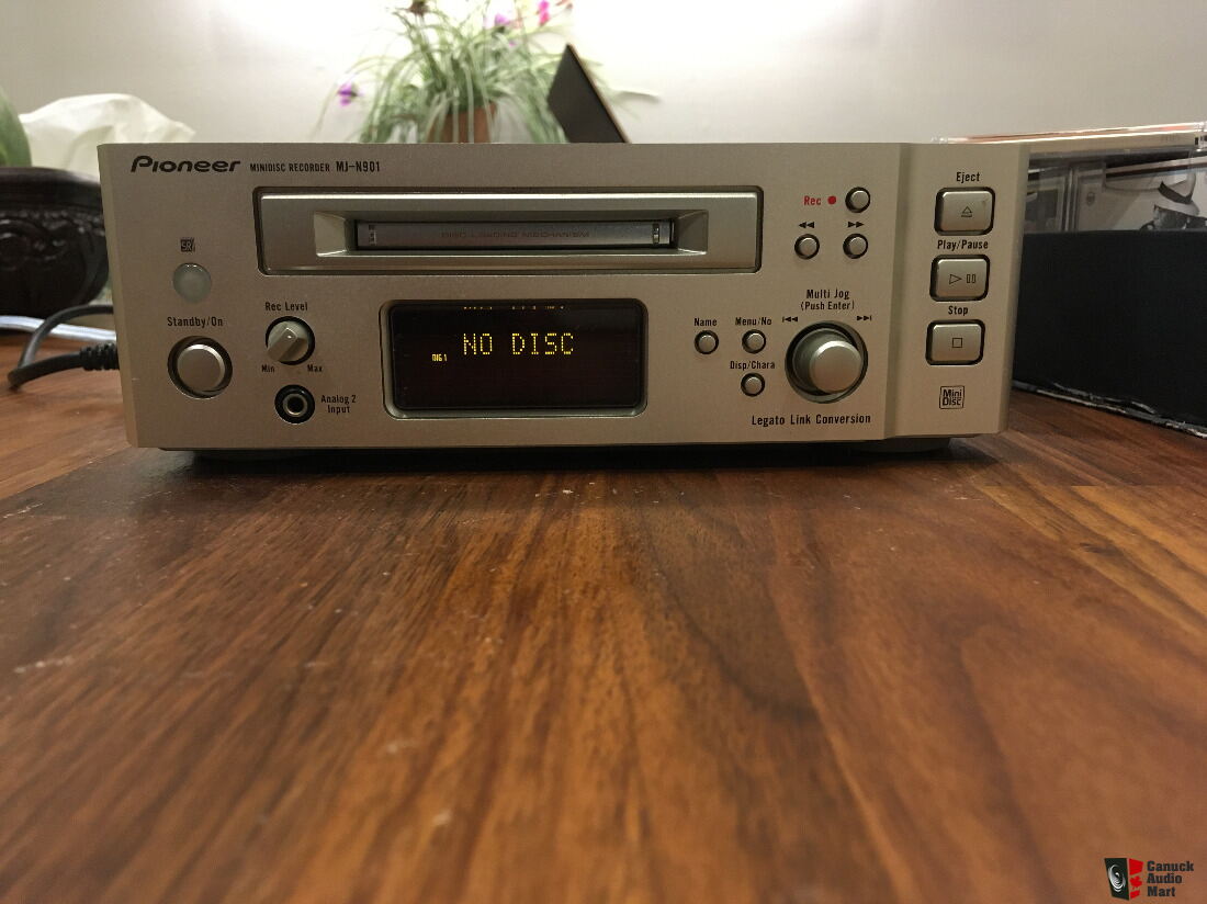 Pioneer MJ-N901 Minidisc Minidisk Mini Disc Disk MD compact deck player ...