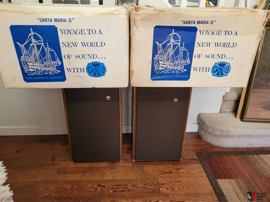 Vintage RSC Santa Maria speakers with original boxes Photo #3347537 ...
