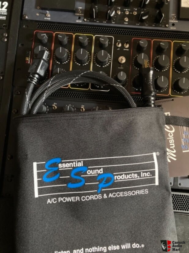ESP Essential Sound Products Music Cord For Sale - Canuck Audio Mart