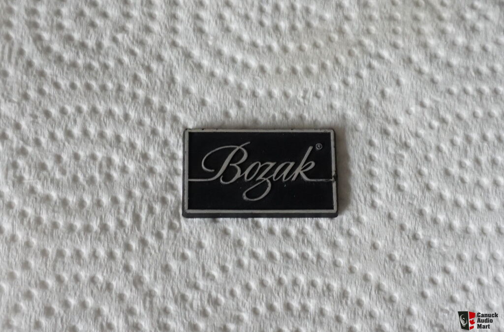Bozak rare grill badge For Sale - Canuck Audio Mart