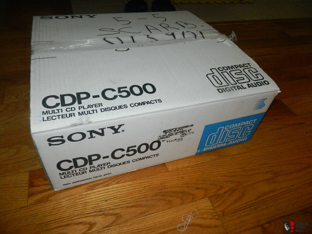 Sony CDP - C 500 Compact CD Player in Original Box Manual Remote Photo ...