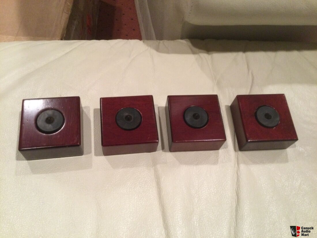 Wood cones with wood square For Sale - Canuck Audio Mart