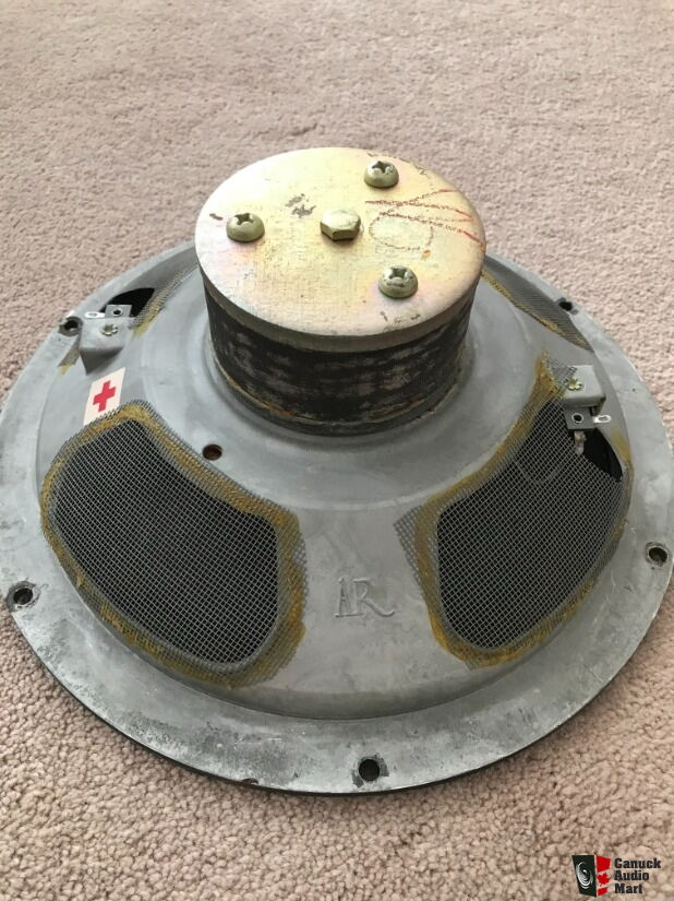 Acoustic Research AR 2, AR 2A, AR2X, AR2AX Woofers 10" Alnico - Fabric ...
