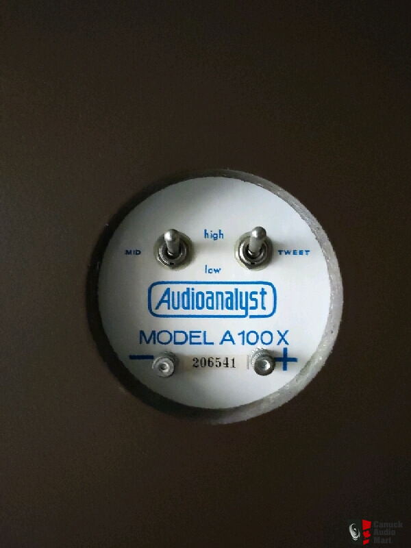 AudioAnalyst A100x --> Excellent shape-refoamed and good as new Photo ...