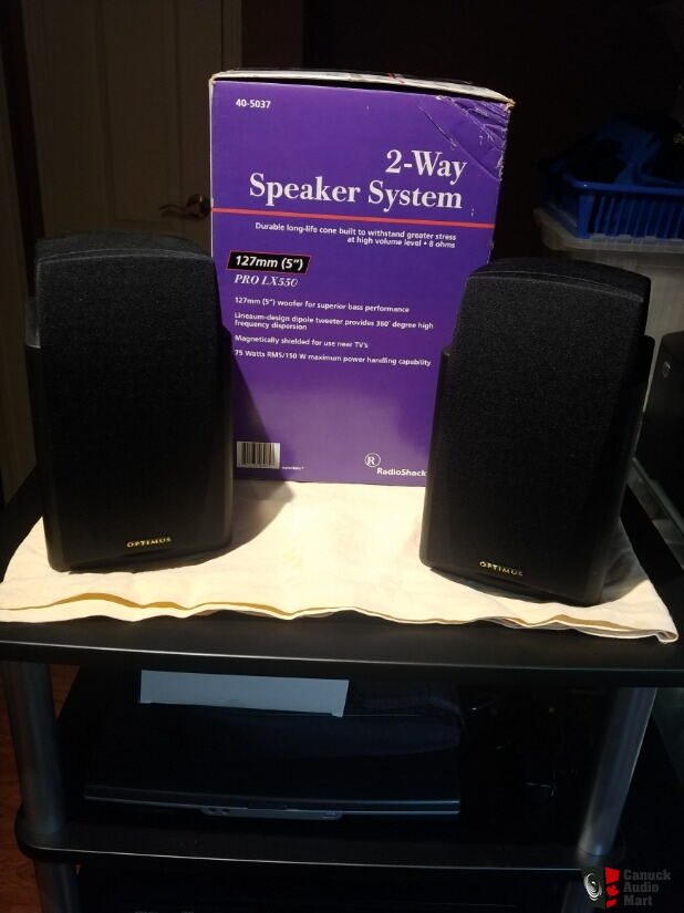 RadioShack Optimus Pro LX-550 Loudspeaker (Linaeum dipole tweeter and ...
