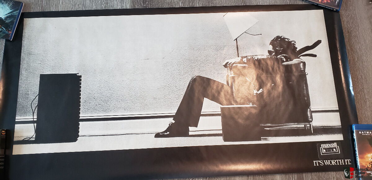 MAXELL Rare Vintage Blown Away Movie Poster 44" X 22 Photo #3361319 ...
