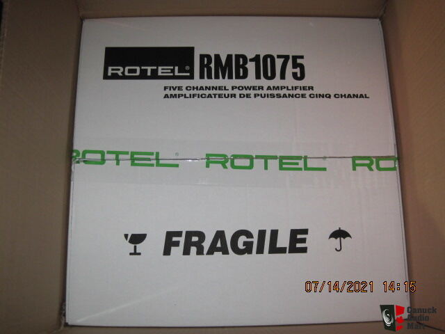 Rotel RMB-1075 5CH 120w Power Amplifier in Silver Photo #3363972 - UK ...