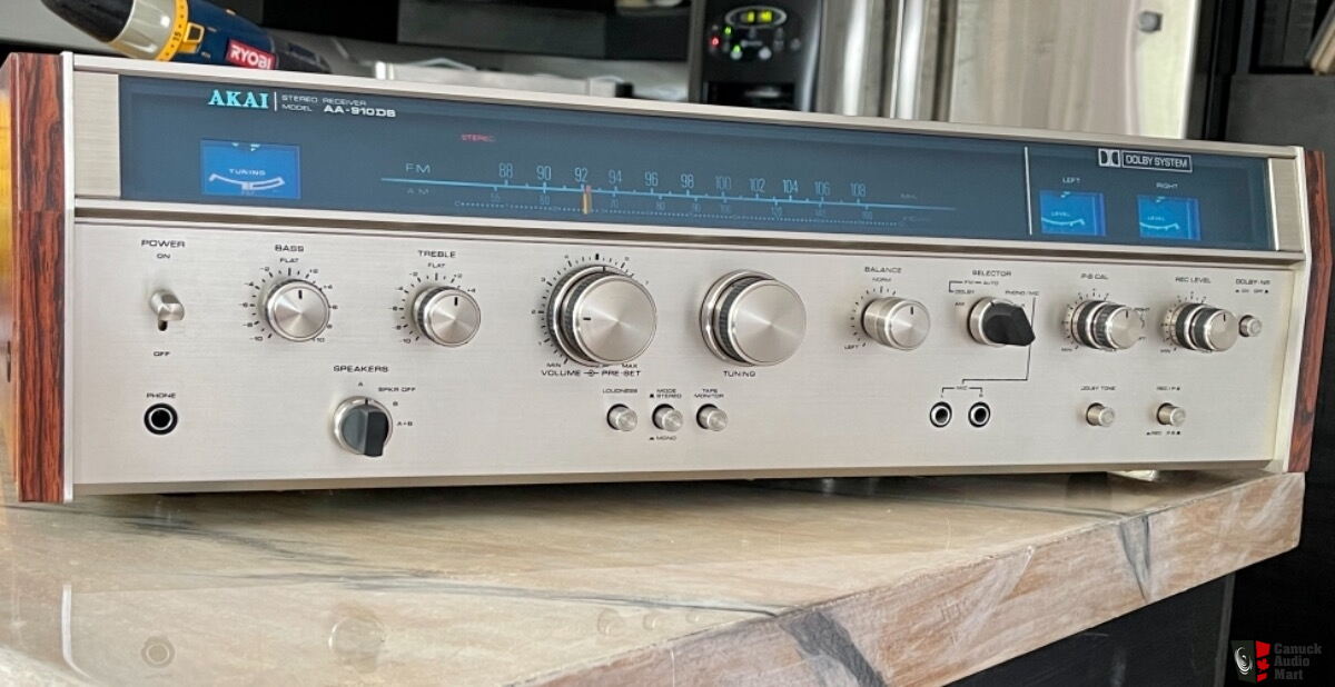 Refurbished 1975 AKAI AA-910 DB 23 1/4" Wide Giant receiver Photo ...