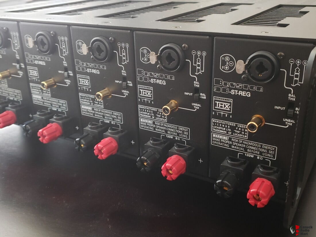 Bryston 9B ST 5 Channel Amp / Sunfire Theater III Rev.2.35 Preamp ...