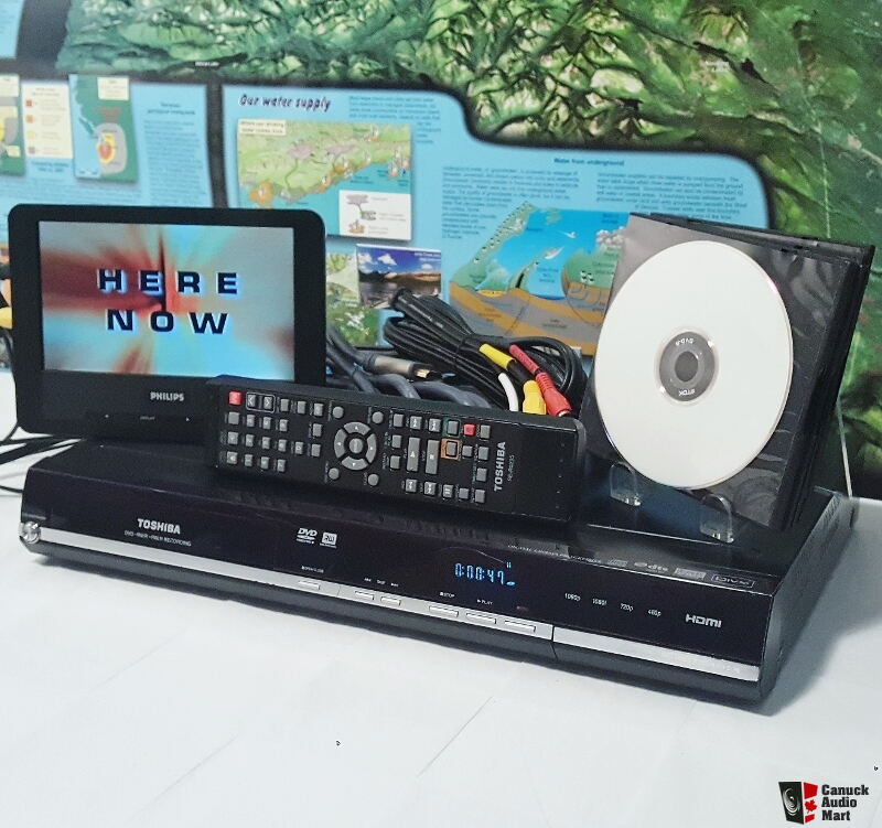 Toshiba D-R6 DVD Recorder 1080P HDMI ~ Remote, 5 Blank DVDs, Cables ...