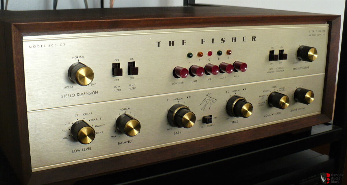 Absolutely Gorgeous Fisher 400-CX-2 Tube Preamplifier Mac Killer Photo ...