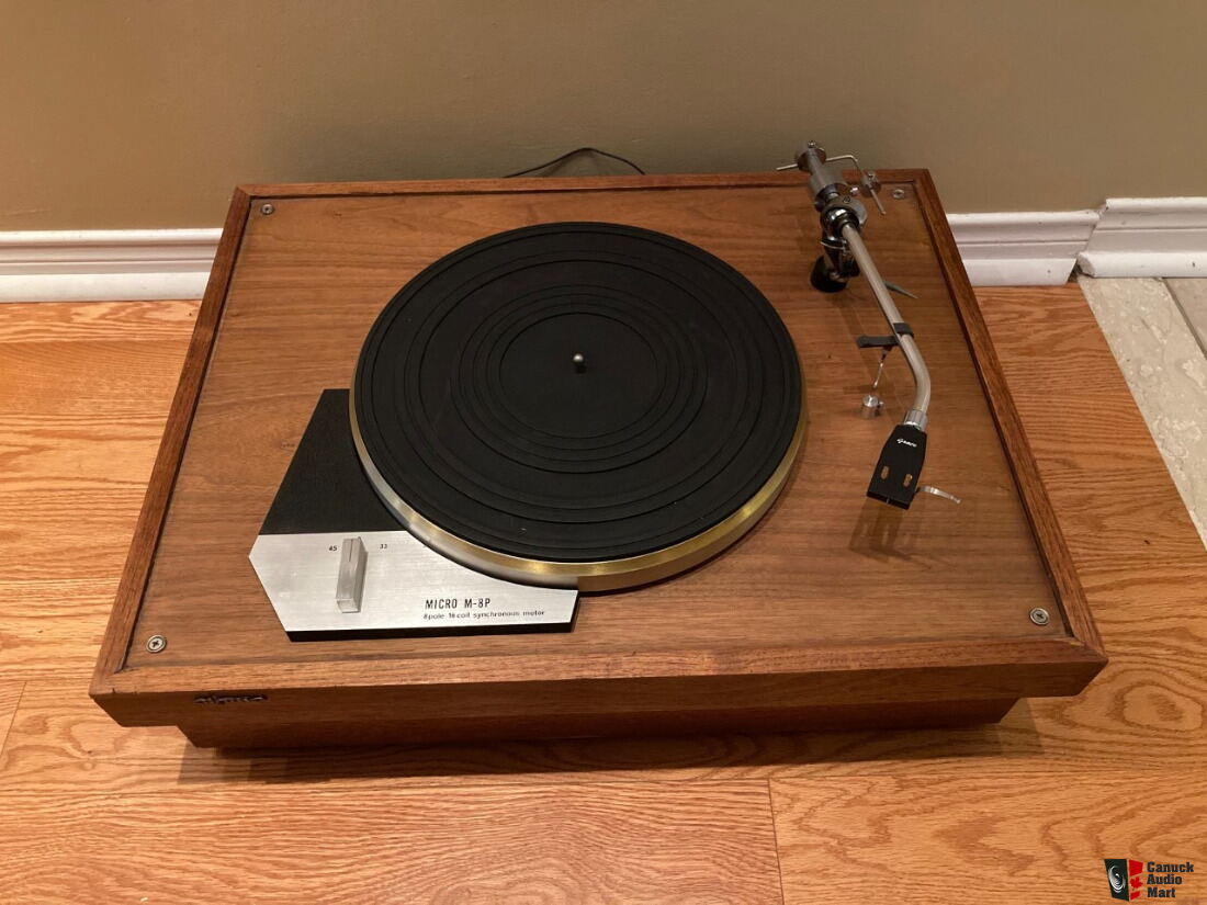 Micro Seiki M-8P vintage idler drive turntable with Grace tonearm Photo ...