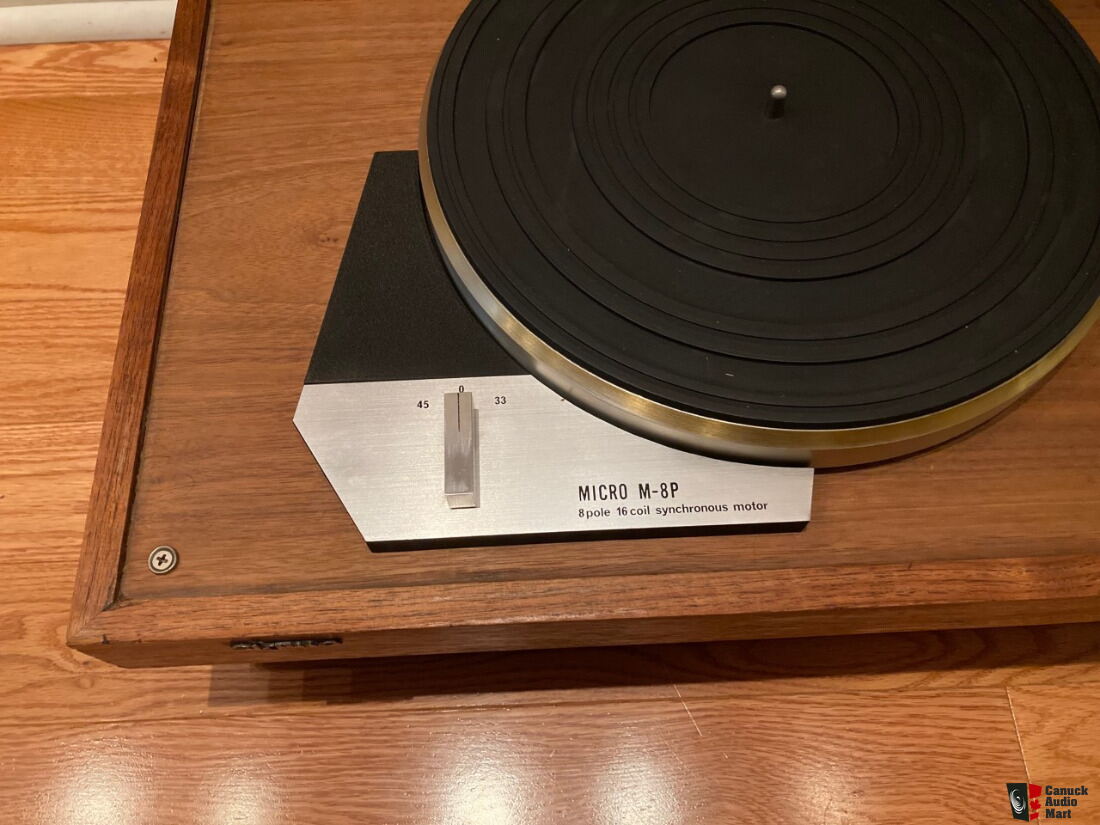 Micro Seiki M-8P vintage idler drive turntable with Grace tonearm Photo ...