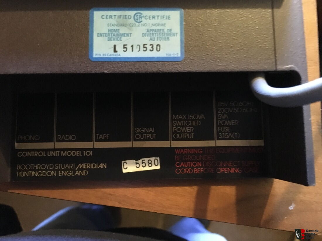 Top of the line British stereo system.one pair of Boothroyd Stuart ...