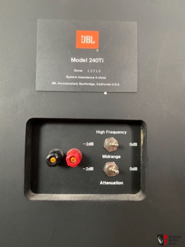 Pair of JBL 240TI Speakers, Excellent Unmolested All Original, w ...