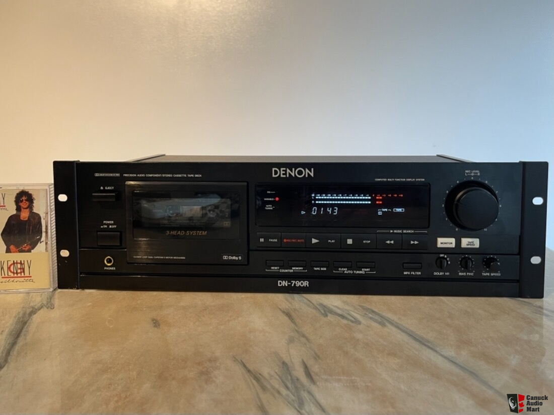 1996 Denon DN-790R 3 Head Tape Cassette Deck Top of the line ...