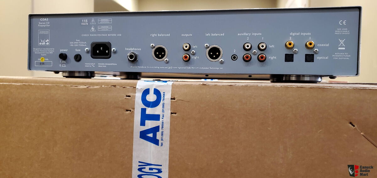 ATC CDA2 Pre-Amp, DAC, CD Player Photo #3394548 - US Audio Mart