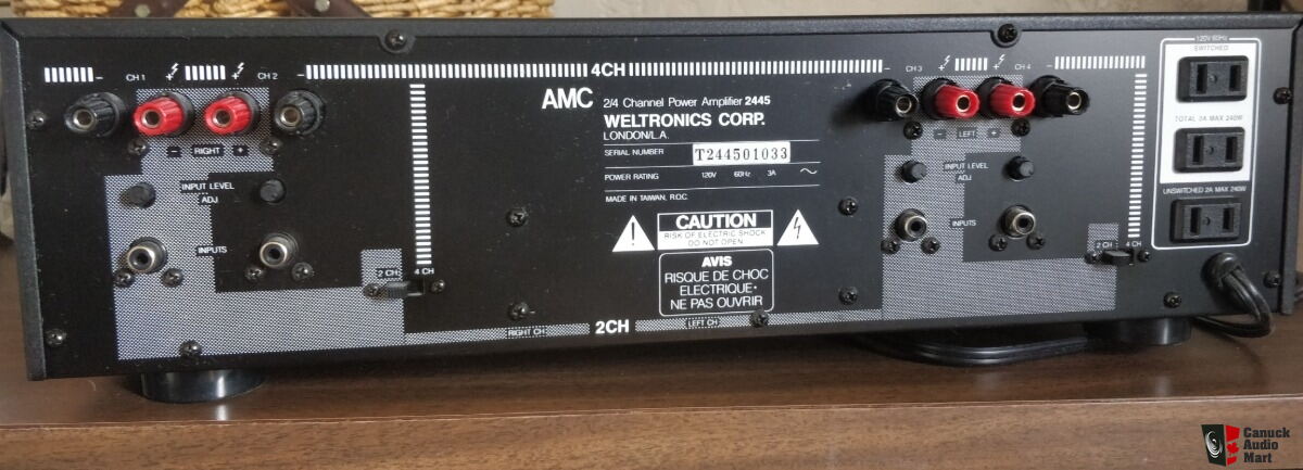 AMC 2445 stereo power amplifier - 2x90W into 8ohms Photo #3403661 ...