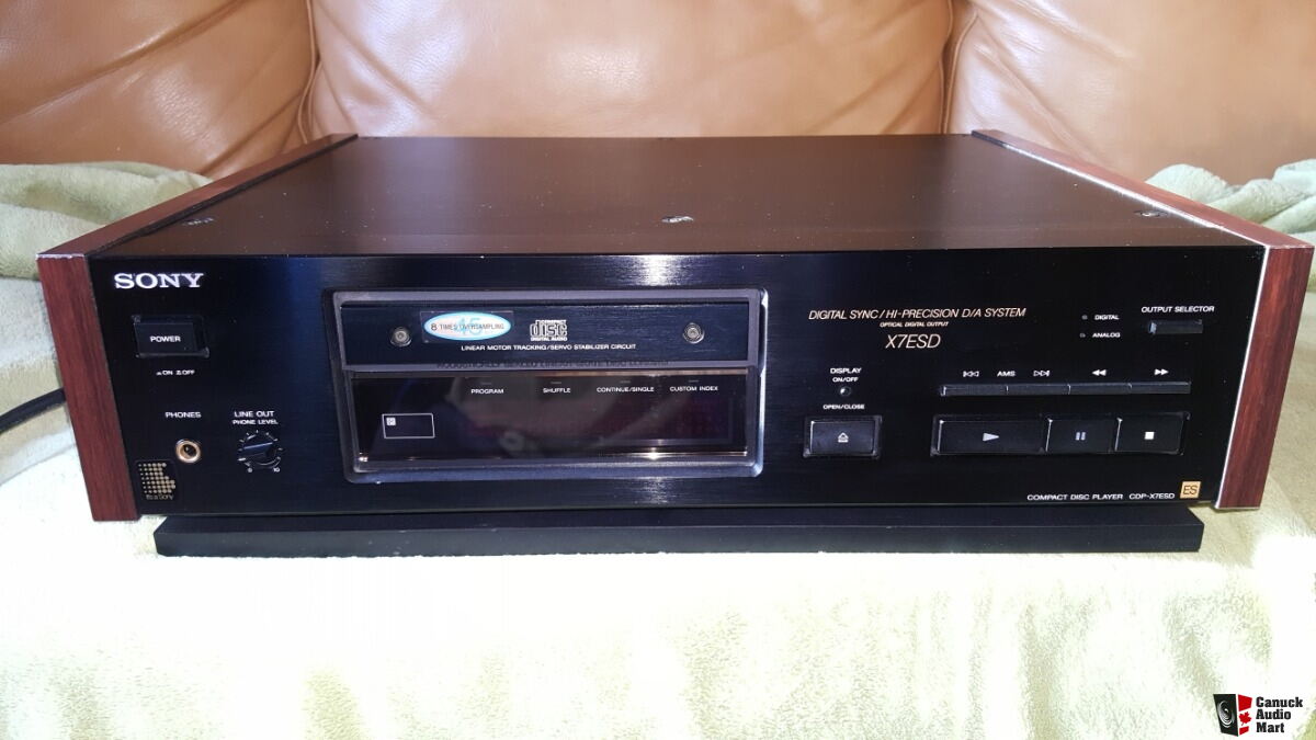 Sony CDP-X7ESD top of the line in '89 Photo #3404447 - US Audio Mart