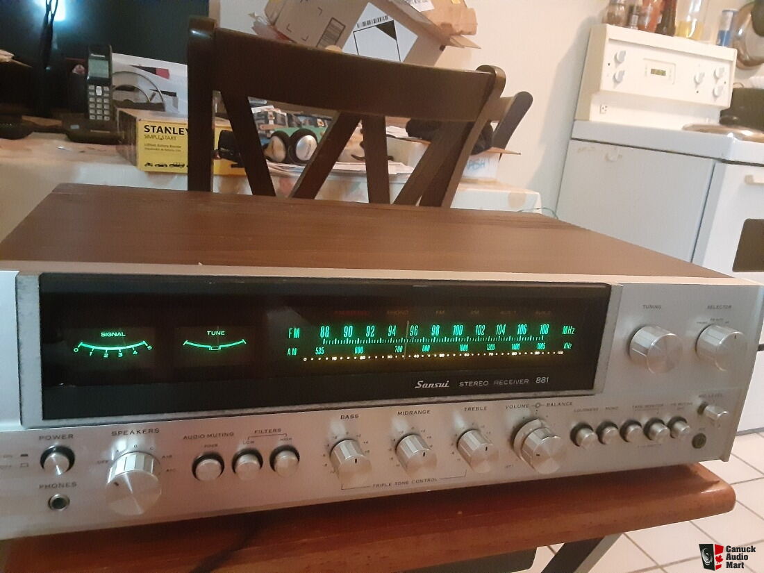 Vintage Sansui 881 stereo receiver Photo #3415260 - Canuck Audio Mart