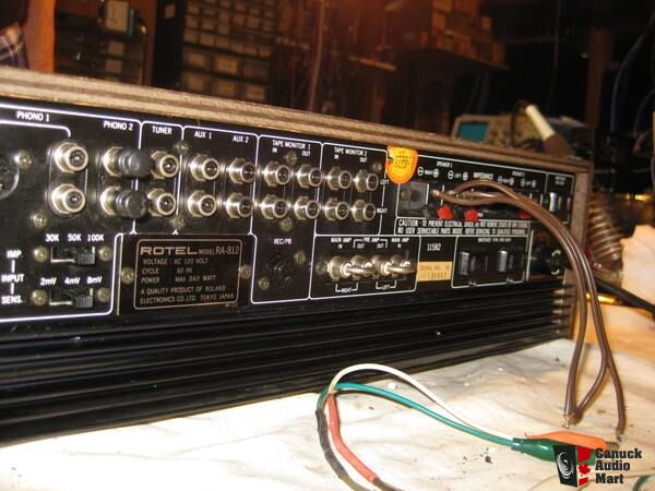 Very Clean Rotel RA-812 Integrated Amp...Serviced Photo #3423753 ...