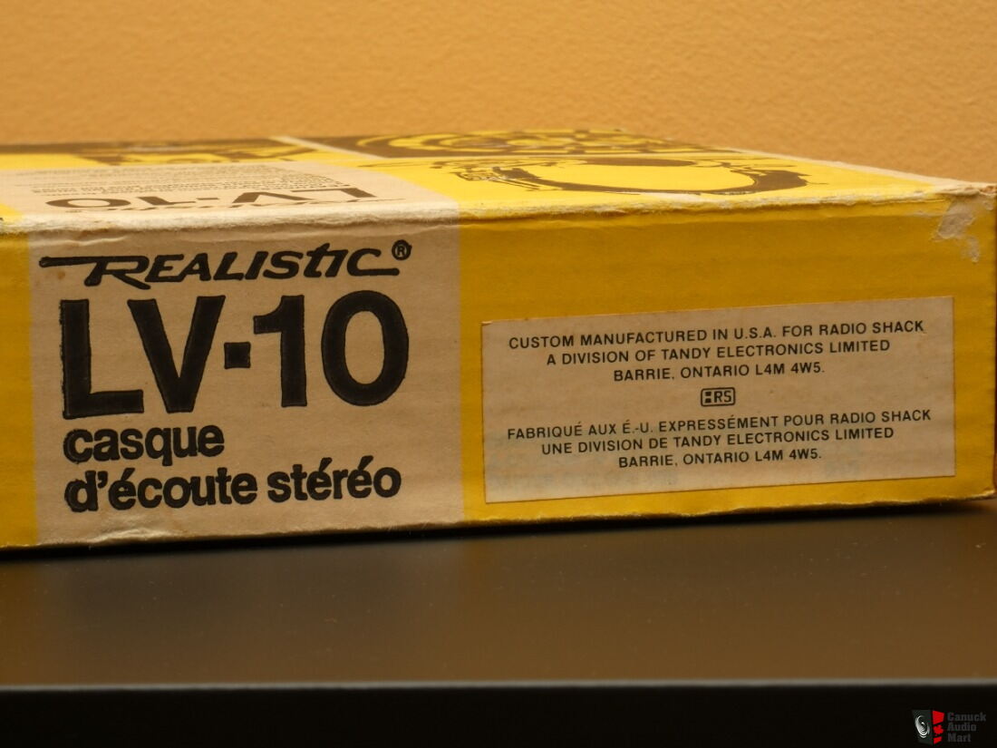 Realistic LV-10 Stereo Headphone(same as Koss HV-1A) Photo #3425137 ...
