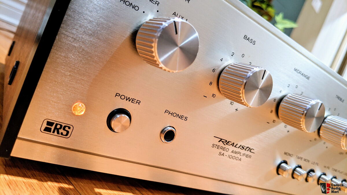 Realistic SA-1000A Stereo Intergrated Amplifier / Serviced / Mint ...