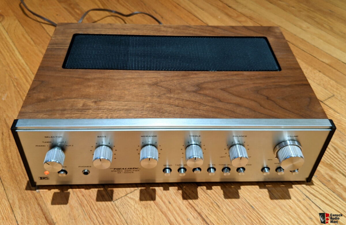 Realistic SA-1000A Stereo Intergrated Amplifier / Serviced / Mint ...