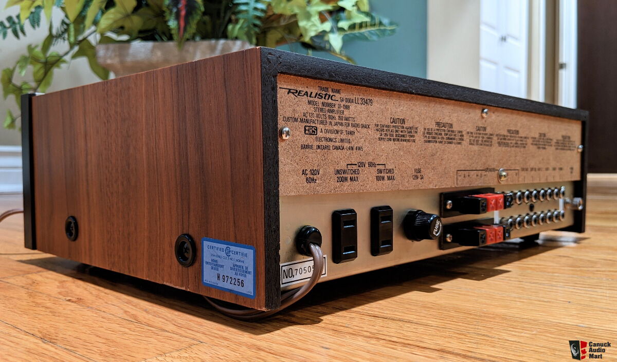 Realistic SA-1000A Stereo Intergrated Amplifier / Serviced / Mint ...