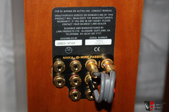 Linn Ninka speakers with upgraded polymer bases - cherry Photo #343015 ...