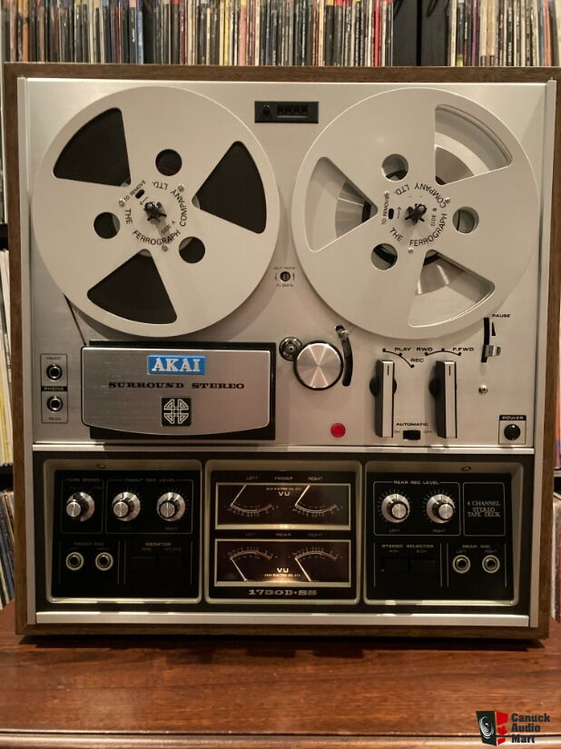 Akai 1730D-SS Reel to Reel - 2 & 4 Channel Stereo Surround Tape Deck ...