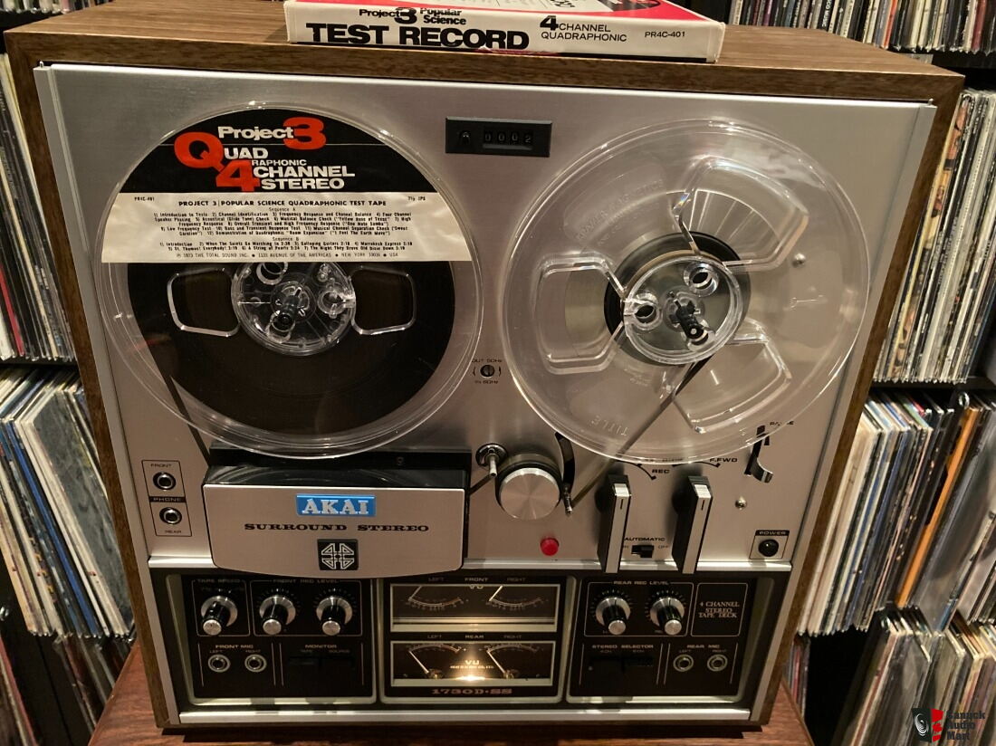 Akai 1730D-SS Reel to Reel - 2 & 4 Channel Stereo Surround Tape Deck ...