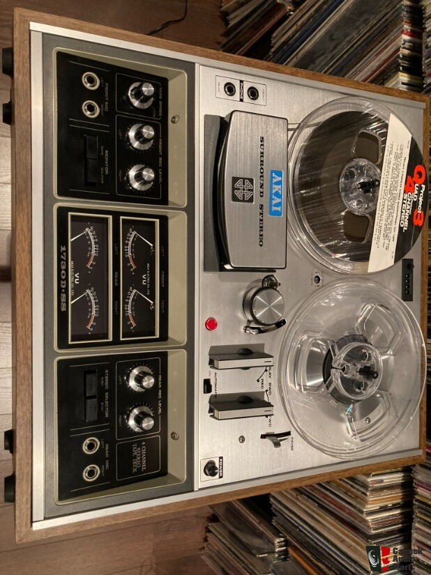 Akai 1730D-SS Reel to Reel - 2 & 4 Channel Stereo Surround Tape Deck ...