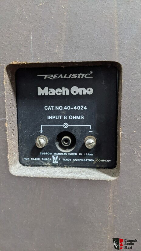 Realistic Mach One rare vintage speakers Photo #3434114 - UK Audio Mart