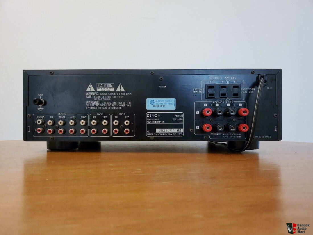 Denon PMA 520 Integrated Amplifier Photo #3434800 - Canuck Audio Mart