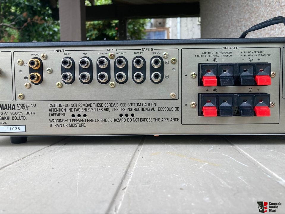 Yamaha A-760 Integrated Amplifier Photo #3438415 - UK Audio Mart