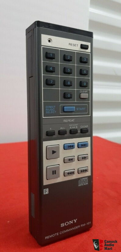 Orig Remote Control RM-101 for SONY CDP-101 CD Player+Manual+Brochure ...
