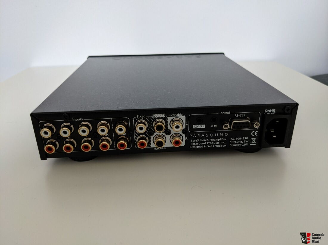 Parasound Zpre3 Preamp Photo #3441527 - Canuck Audio Mart