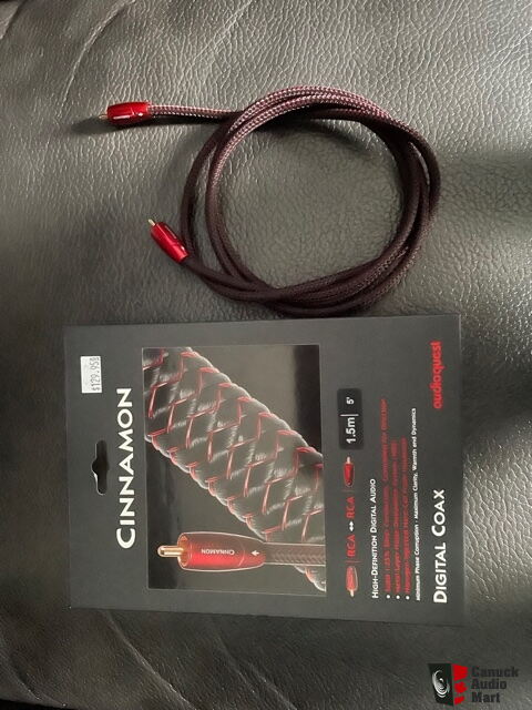 Audioquest Cinnamon Digital Coax Cable RCA to RCA - 5 For Sale - Canuck ...
