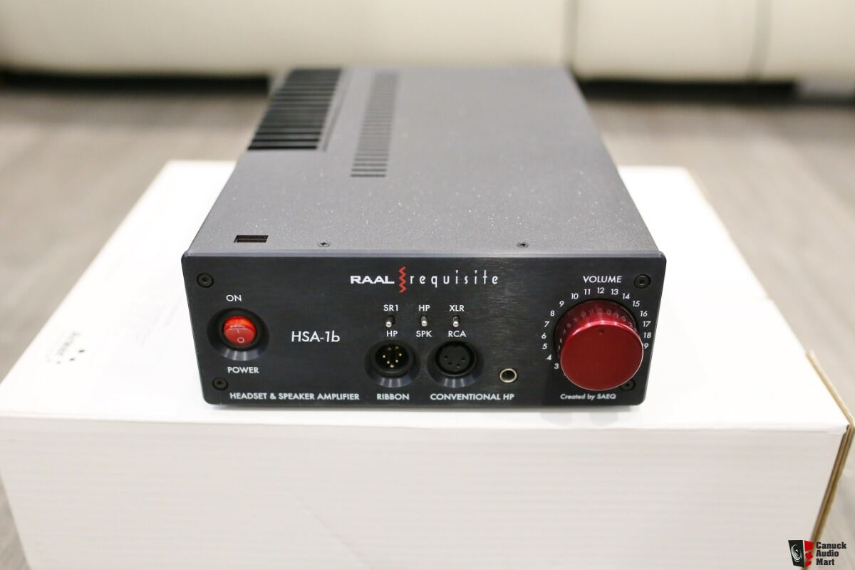 RAAL HSA-1b Headphone and Speaker amp For Sale - Canuck Audio Mart