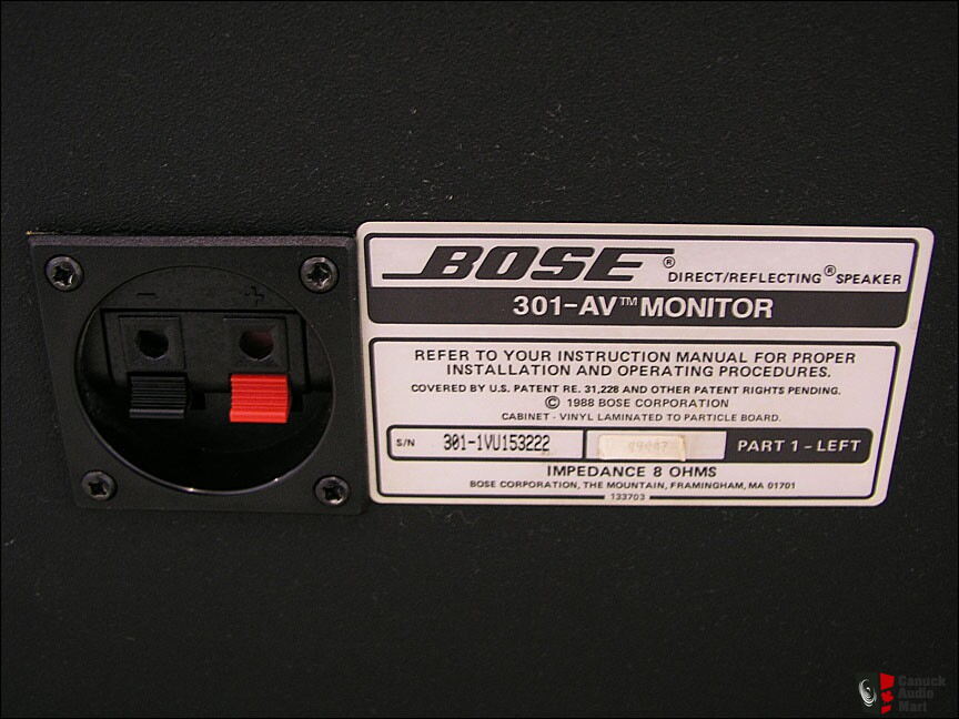 Bose 301-AV Monitor & Roth Audio Music Cocoon MC4 Hybrid Amplifier ...