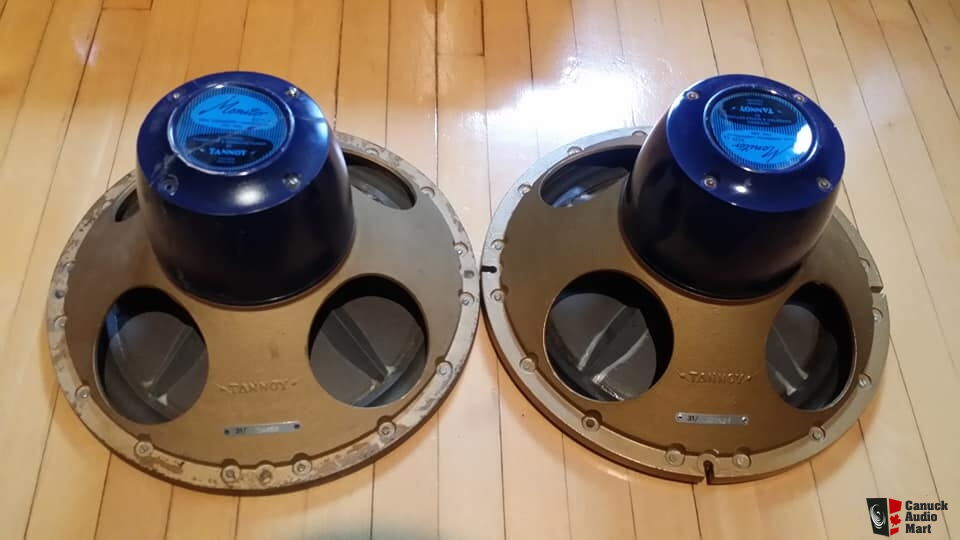 Tannoy blue royal alnico 12in drivers dual concentric, matching pair ...