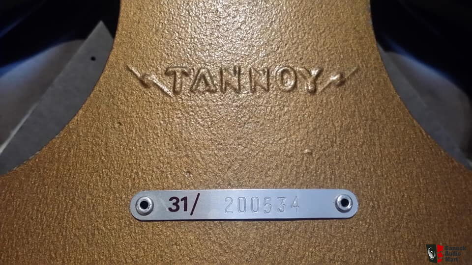 Tannoy blue royal alnico 12in drivers dual concentric, matching pair ...