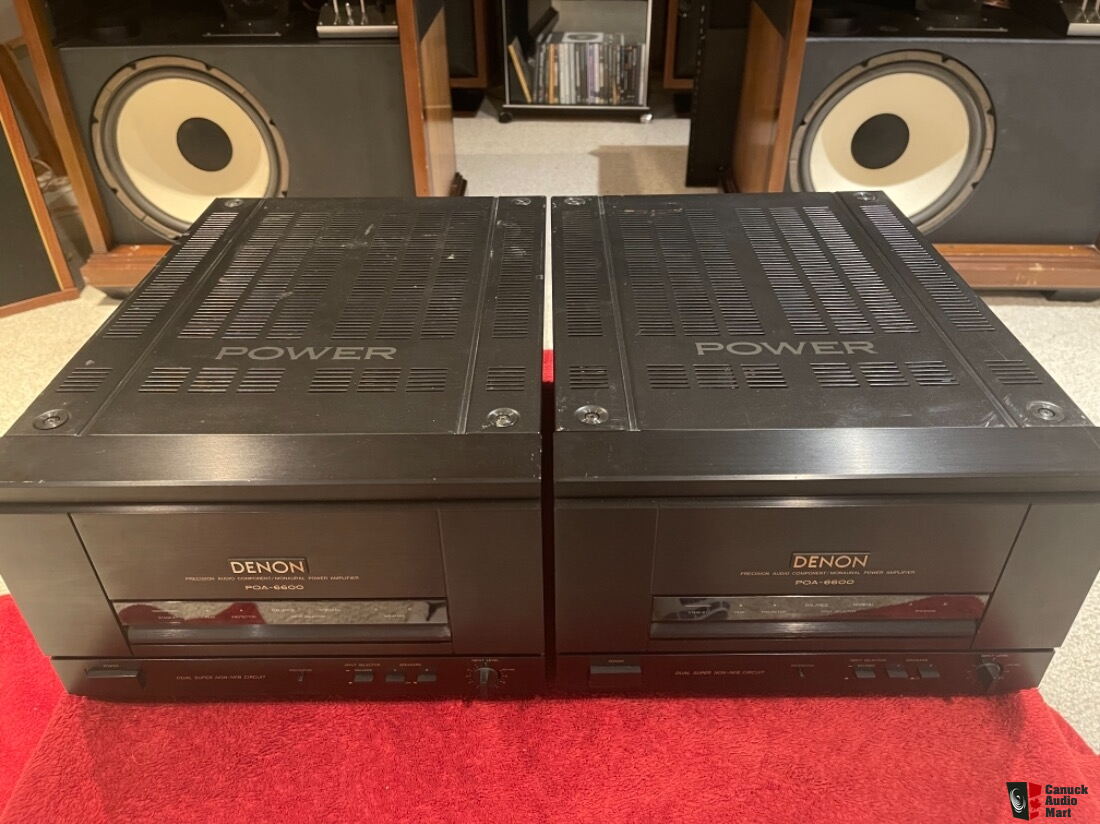 Denon POA-6600 monoblocs (2) DAP-5500 preamp Photo #3449997 - Canuck ...