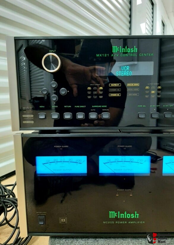 McIntosh MX121+MC205 Preamplifier+Power Amplifier Combo-MINT w/Manual ...