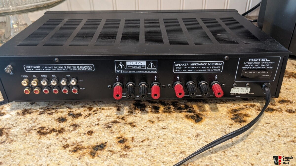 Rotel RA-931 Integrated Amplifier Photo #3450408 - Canuck Audio Mart