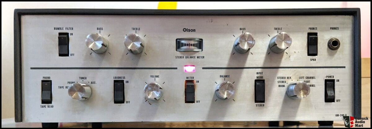 Olson Vintage Amplifier AM 240-A Photo #3450537 - Canuck Audio Mart